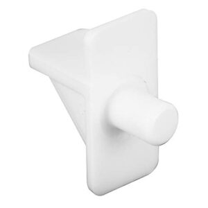 prime-line ep 9383 shelf support pegs, 5mm. diameter, plastic, white (pack of 12)