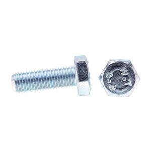 Prime-Line 9111394 Hex Head Cap Screws, Class 8.8 Metric, M10-1.25 X 30MM, Zinc Plated Steel, (10-pack)