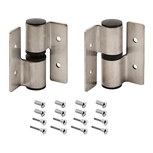 Sentry Supply 658-8237 Surface Mounted Hinge Set, Stainless Steel