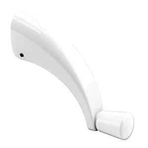 prime-line h 4316 operator folding crank handle, 11/32 in, white enamel finish, low-profile, (2-pack)