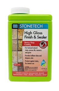 stonetech high gloss finish & sealer, 1 quart/32oz (946ml) bottle