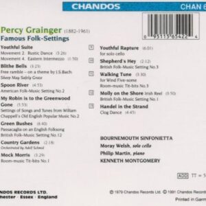 Percy Grainger Famous Folk-Settings