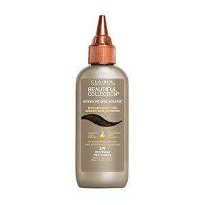 clairol professional beautiful advanced gray solutions 3w rich walnut, 3 oz