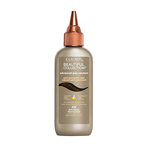 Clairol Professional Beautiful Advanced Gray Solutions 3w Rich Walnut, 3 oz