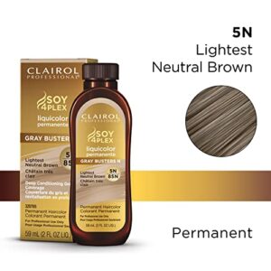 Clairol Professional Permanent Liquicolor for Dark Hair Color, 5n Lightest Neutral Brown, 2 oz