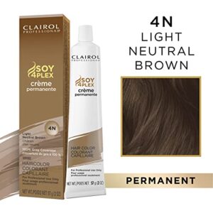 Clairol Professional Permanent Crème, 4n Light Neut Brown, 2 oz