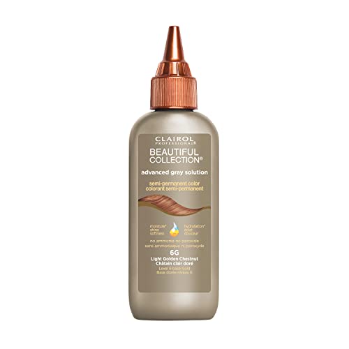 Clairol Professional Beautiful Advanced Gray Solutions 6g Light Golden Chestnut, 3 oz