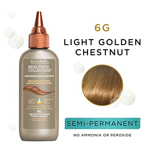 Clairol Professional Beautiful Advanced Gray Solutions 6g Light Golden Chestnut, 3 oz