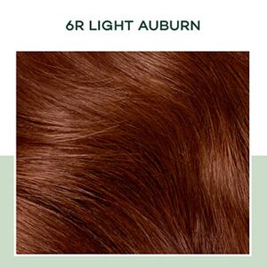 Clairol Natural Instincts Demi-Permanent Hair Dye, 6R Light Auburn Hair Color, Pack of 3