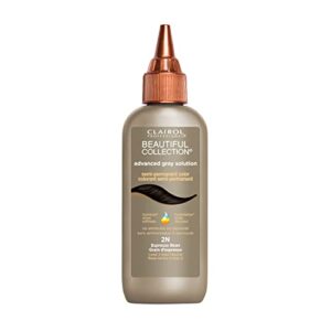 clairol professional beautiful advanced gray solutions 2n espresso bean, 3 oz