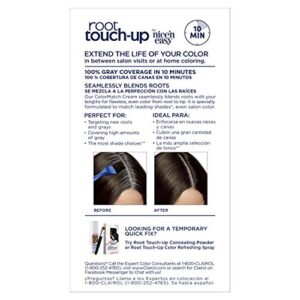 Clairol Root Touch-Up by Nice'n Easy Permanent Hair Dye, 2 Black Hair Color, Pack of 2