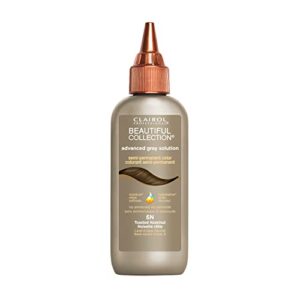 clairol professional beautiful advanced gray solutions 6n toasted hazelnut, 3 oz