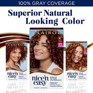 Clairol Nice'n Easy Permanent Hair Dye, 6R Light Auburn Hair Color, Pack of 3