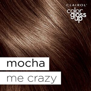 Clairol Color Gloss Up Temporary Hair Dye, Mocha Me Crazy Hair Color, Pack of 1