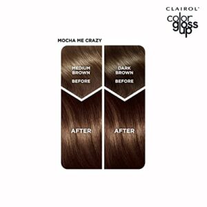 Clairol Color Gloss Up Temporary Hair Dye, Mocha Me Crazy Hair Color, Pack of 1