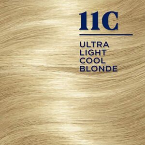 Clairol Nice'n Easy Permanent Hair Dye, 11C Ultra Light Cool Blonde Hair Color, Pack of 1