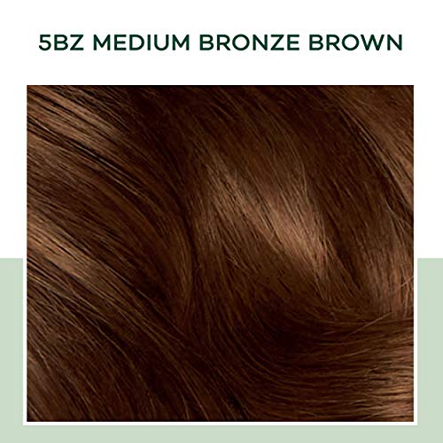 Clairol Natural Instincts Demi-Permanent Hair Dye, 5BZ Medium Bronze Brown Hair Color, Pack of 2