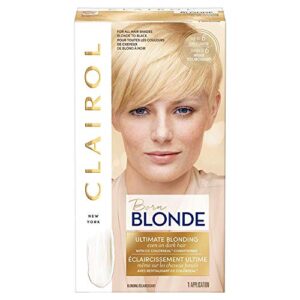 clairol nice’n easy permanent hair dye, ultimate blonding hair color, 1 count