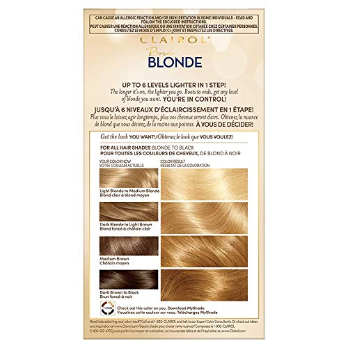 Clairol Nice'n Easy Permanent Hair Dye, Ultimate Blonding Hair Color, 1 Count