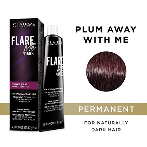 Clairol Professional Flare Me Hair Color Dark 6vv Plum Away, 2 oz