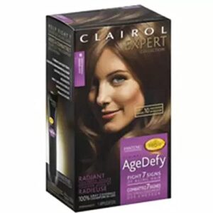 clairol age defy expert collection 6 light brown 1 kit, 1.000-kit