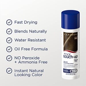 Clairol Root Touch-Up Temporary Spray, Medium Brown Hair Color, 1.8 Ounce (Pack of 2)