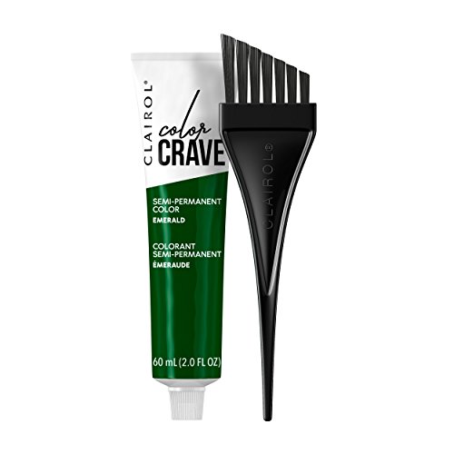 Clairol Color Crave Semi-permanent Hair Dye, Emerald Hair Color, 1 Count