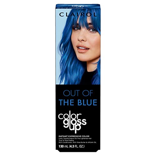 Clairol Color Gloss Up Temporary Hair Dye, Out of the Blue Hair Color, Pack of 1