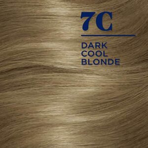 Clairol Nice'n Easy Permanent Hair Dye, 7C Dark Cool Blonde Hair Color, Pack of 1