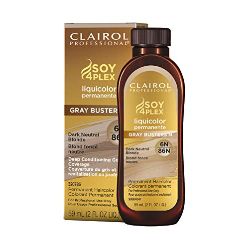 Clairol Professional Permanent Liquicolor for Blonde Hair Color, 6n Dark Neutral Blonde, 2 oz