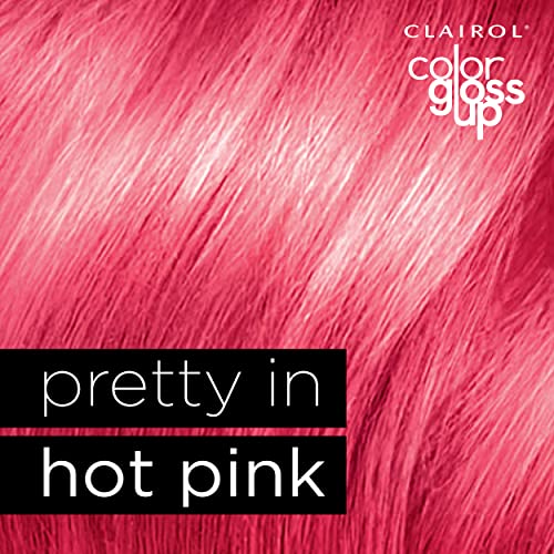 Clairol Color Gloss Up Temporary Hair Dye, Pretty In Hot Pink Hair Color, Pack of 1