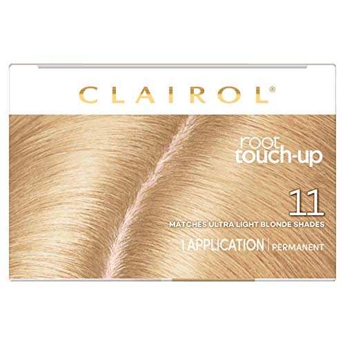 Clairol Root Touch-Up by Nice'n Easy Permanent Hair Dye, 11 Ultra Light Blonde Hair Color, Pack of 2