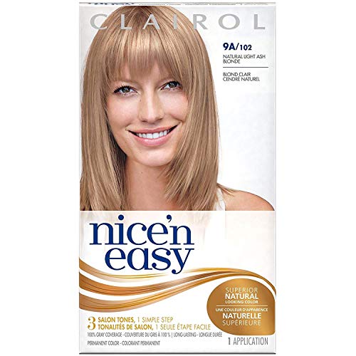 Clairol Nice 'n Easy Permanent Hair Color, [9A] Light Ash Blonde 1 ea (Pack of 2)