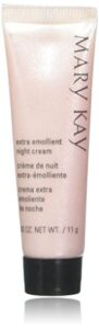 mary kay ~ (2) extra emollient night cream travel size .42 oz.