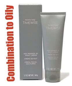 mary kay timewise age minimize 3d night cream combination to oily skin (1.7 oz) (089007)