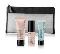 mary kay mini timewise microdermabrasion set + mini indulge soothing eye gel – set – travel size