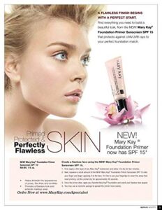 mary kay foundation primer sun screen broad spectrum spf 15