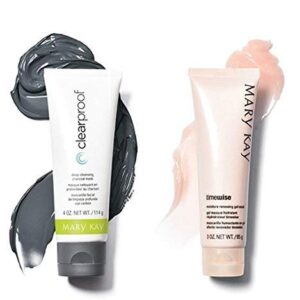 Mary Kay Mix & Mask Set Deep-Cleansing Charcoal Mask & Moisture Renewing Gel Mask