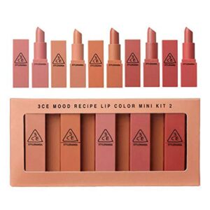 stylenanda 3ce mood recipe lip color mini kit2 matte lipstick korea cosmetics