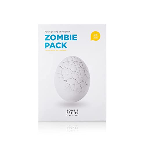 SKIN1004 Zombie Pack (1box - 8ea) | Wash off Face Mask for Aging Skin, Fine Lines Wrinkles, Enlarged Pores, Dryness, Lifting and Hydrating