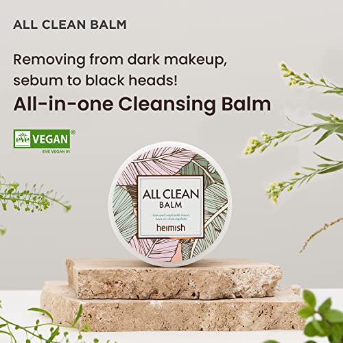 [heimish] All Clean Balm 1.7 fl.oz/50ml | Multi-Purpose Cleansing Balm for Makeup Removal, Facial Cleansing, and Pore Care | Natural Aroma Oils, Vegan, Korean Skincare