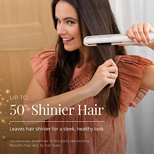 REMINGTON Shine Therapy Argan Oil & Keratin Infused 1 Inch Hair Straightener/Flat Iron