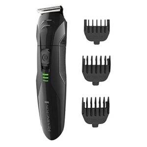 remington pg6015a rechargeable stubble and beard trimmer, black