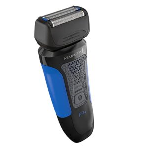 remington comfort series foil shaver for men, electric shaver, pop-up trimmer, blue, pf7400