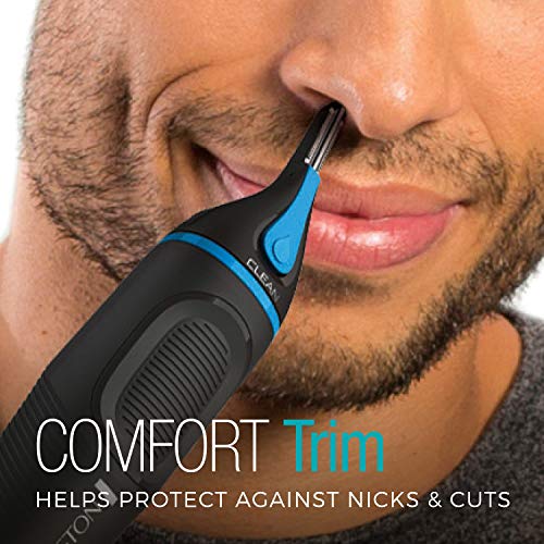 Remington NE3845A Nose, Ear & Detail Trimmer with CleanBoost Technology, Black