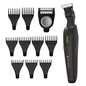 remington ultimate precision multigroomer powered hair clipper, 6″x4″x2″, black