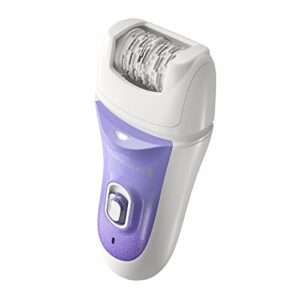 remington smooth & silky deluxe rechargeable epilator, purple, ep7030e