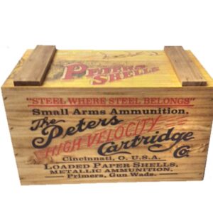 REMINGTON PETERS WOODEN AMMO BOX