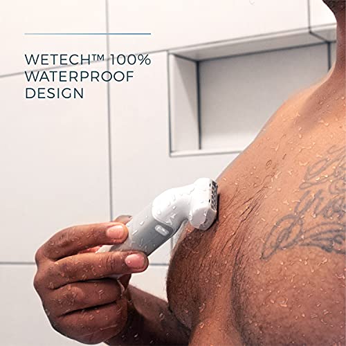 Remington Wetech 100 Waterproof Body Face Grooming Kit PG6251, White/Grey, 1 Count