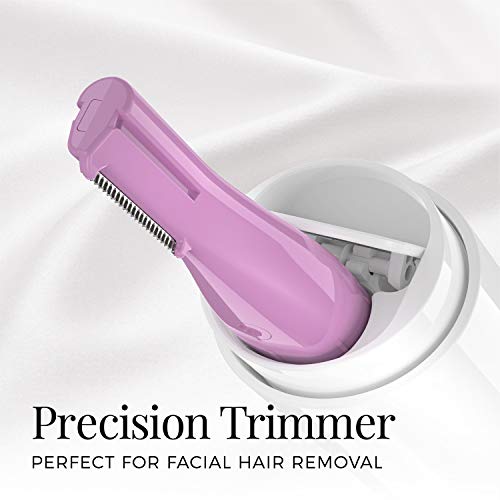 Remington Smooth & Silky Compact Premium Precision Trimmer, Cordless Eyebrow Shaper with Retractable Design for Portable Travel, Detail Facial Hair Removal